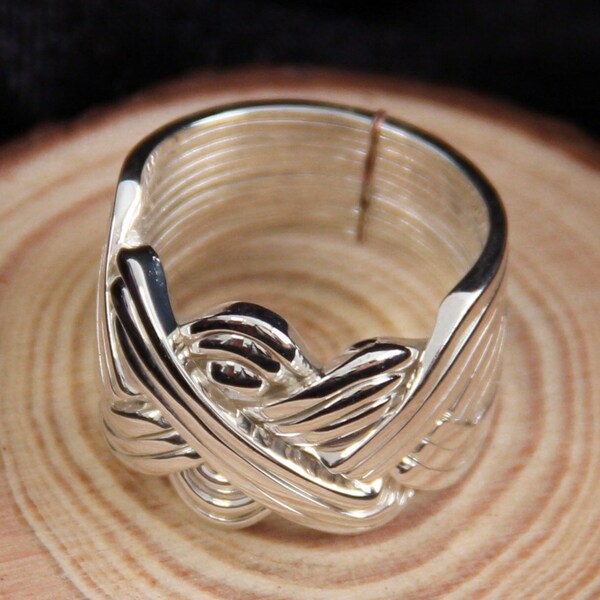 Puzzle Ring Mens - Etsy