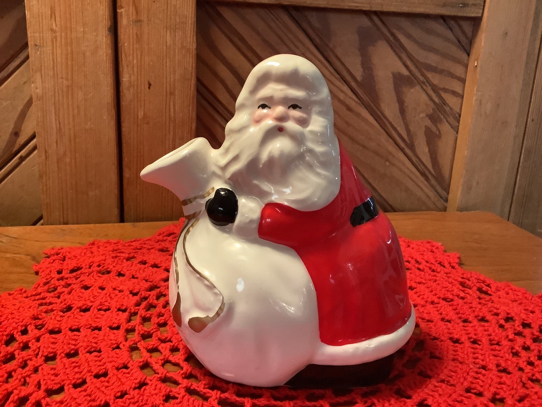 Santa Creamer - Etsy