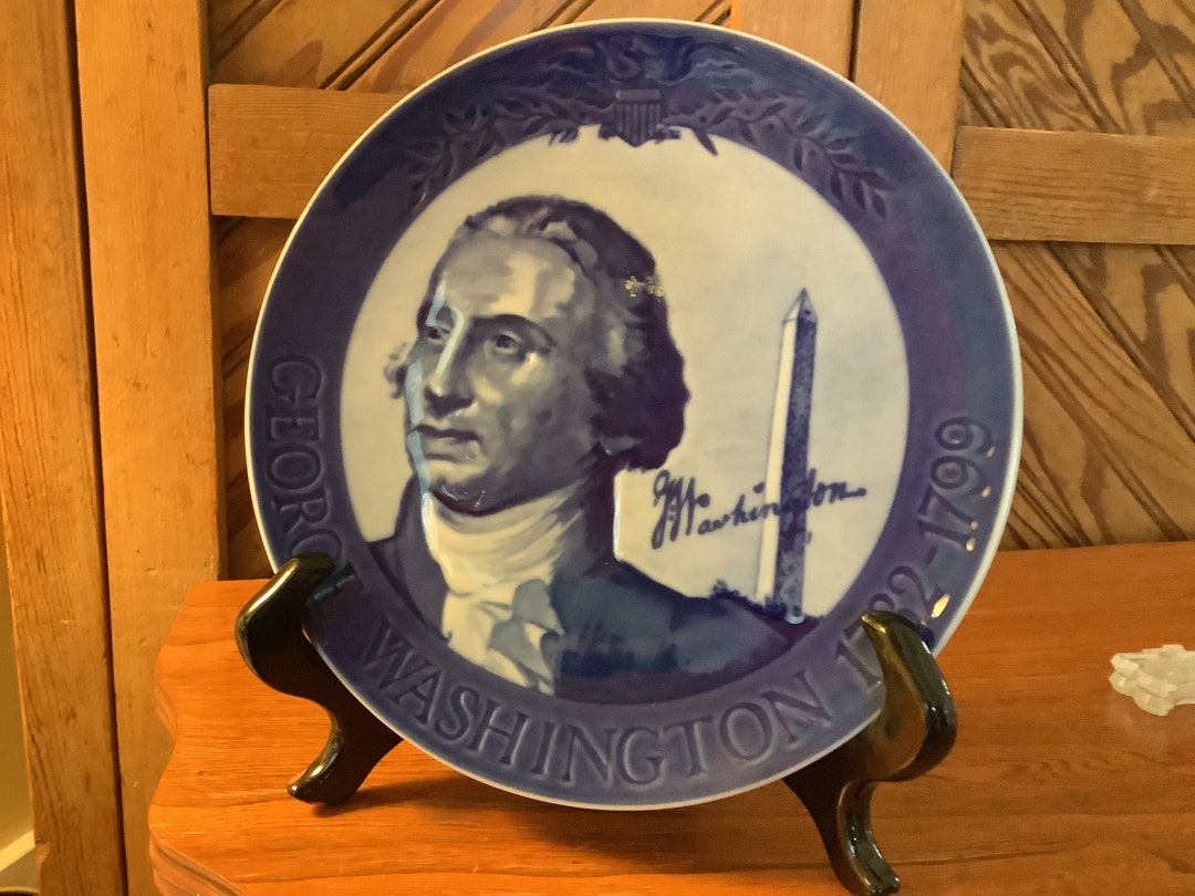 George Washington Plate - Etsy