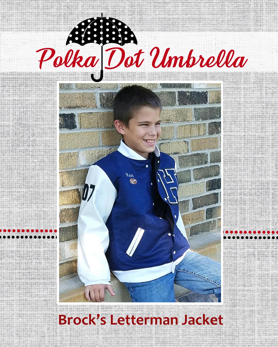 Kids Varsity Jacket Sewing Pattern: Letterman, Sizes 2-14 Brock's (PDF ...