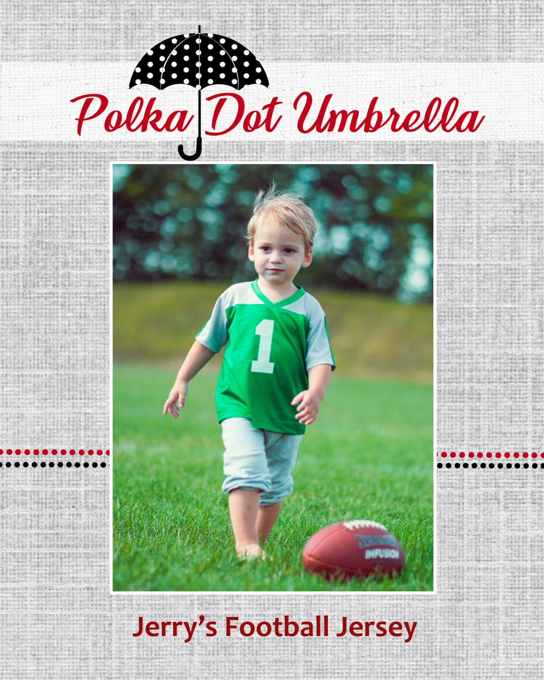 Kids Football Jersey Sewing Pattern: Sizes 2 to 14 Jerry's (PDF Pattern ...