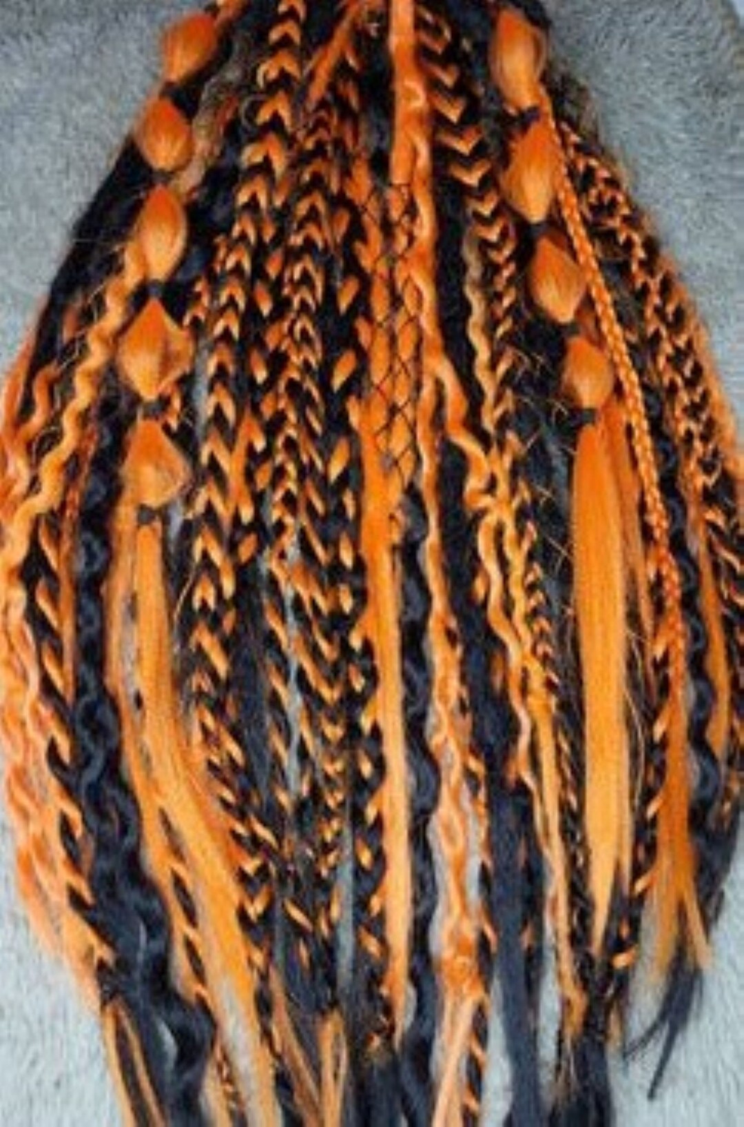 Halloween Synthetic Dreadlocks and Accent Braids Set - Etsy