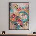Modern Poster Abstract Floral Wall Decoration Deco - Etsy