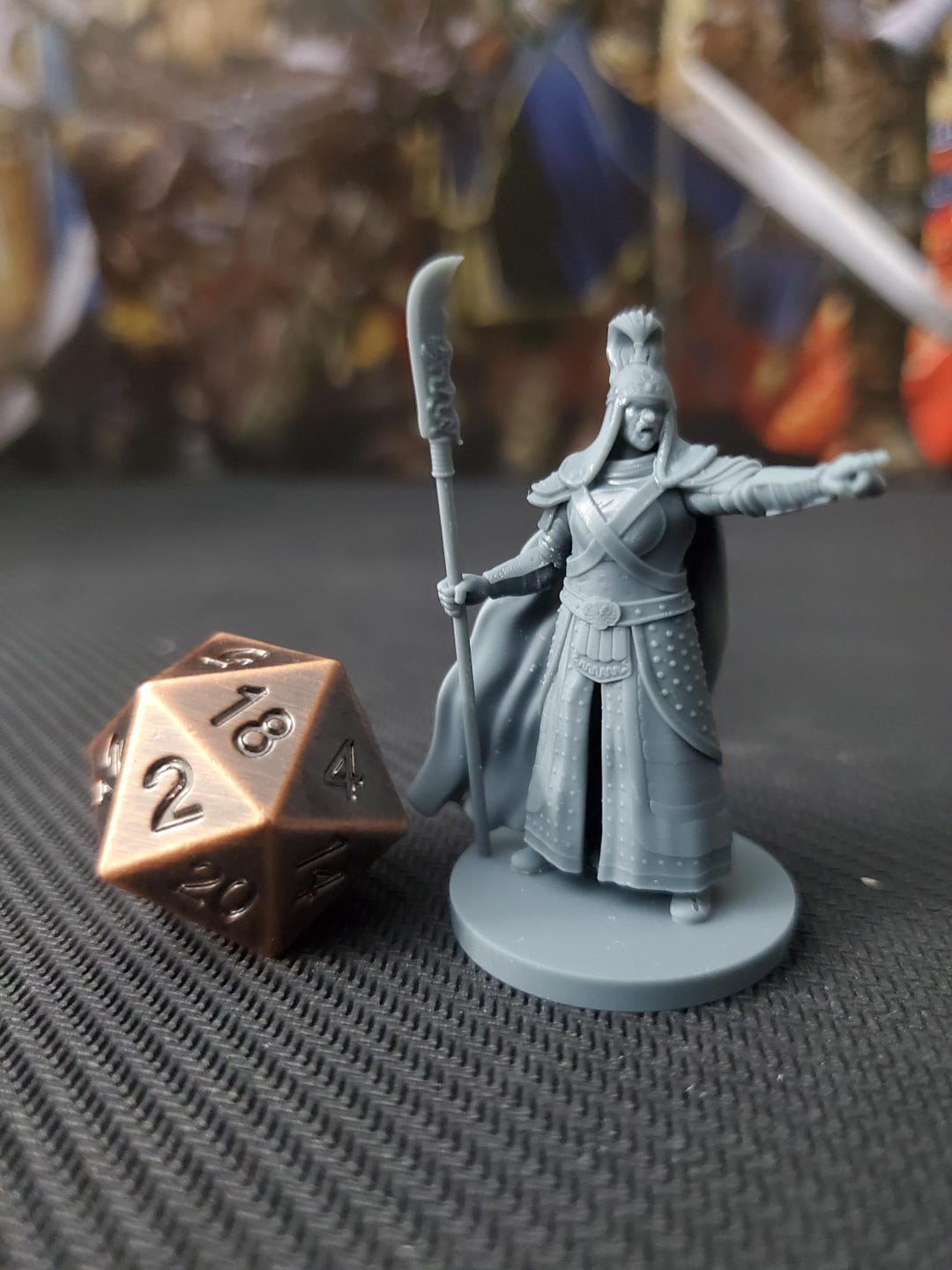 Human Male Warlord/ Mz4250/ 25mm Scale Miniature/ Pathfinder/ D&D/ RPG ...