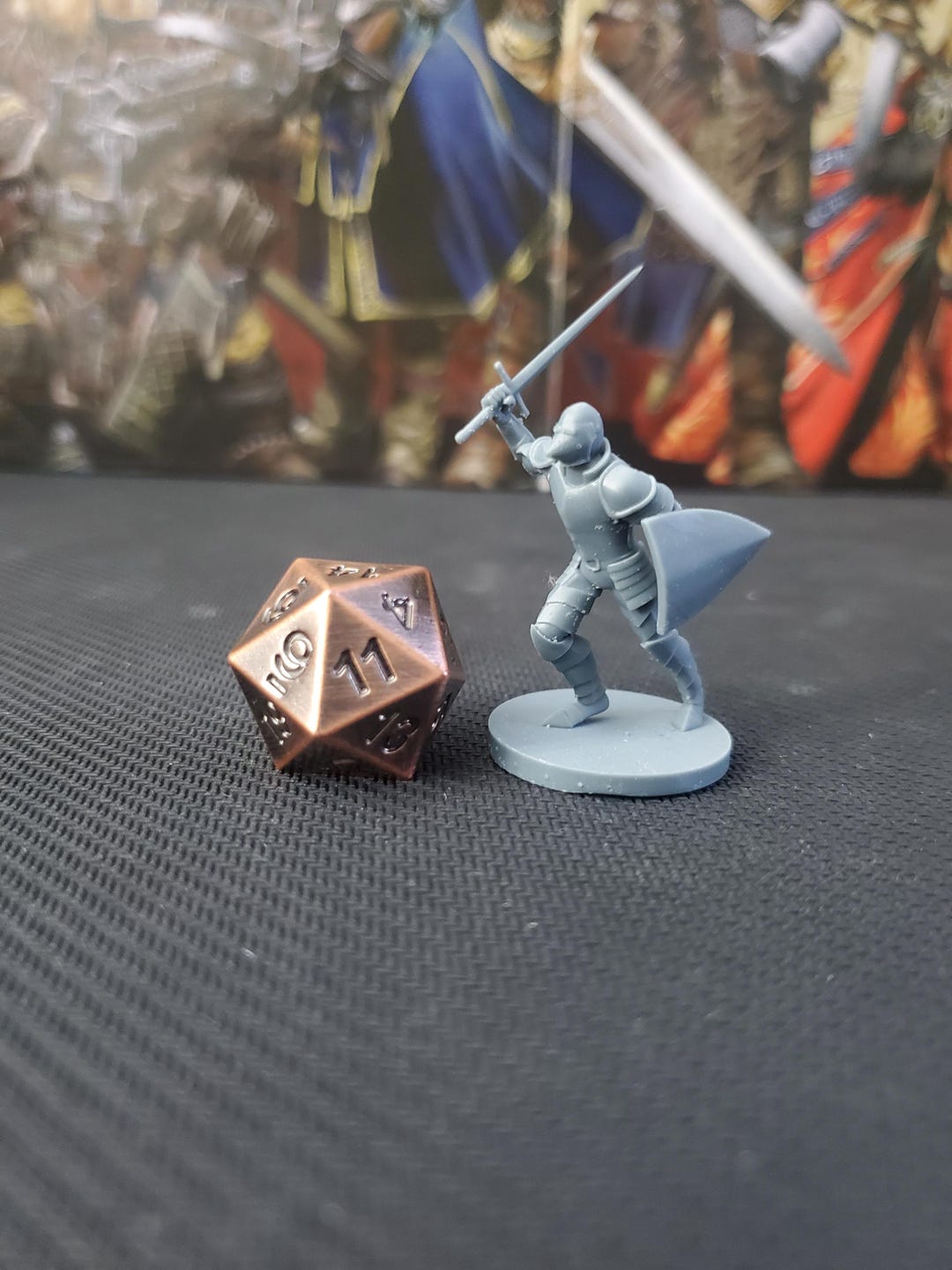 Human Male Fighter Charging/ Mz4250/ 25mm Scale Miniature/ Pathfinder ...