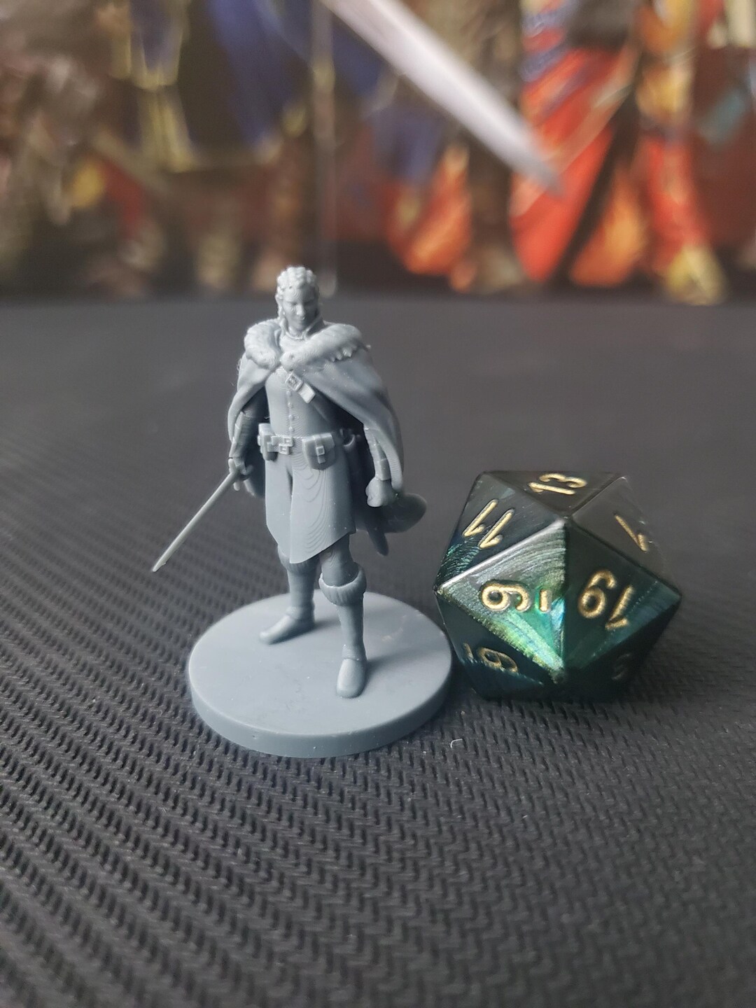 Human Female Fighter 3/ Mz4250/ 24mm Scale Miniature/ Pathfinder/ D&D ...