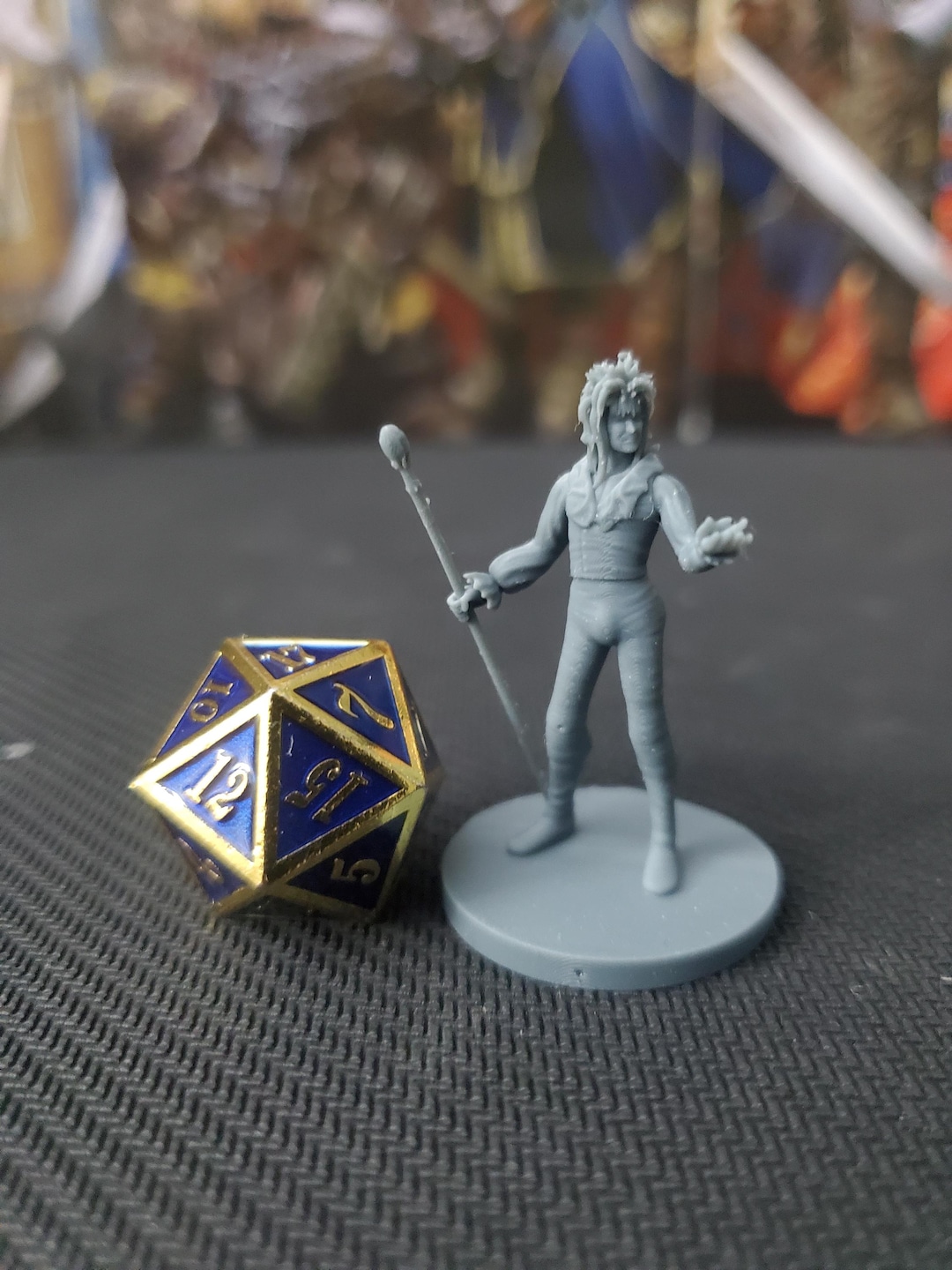 Human Male Enchanter Wizard (goblin King)/ Mz4250/ 25mm Scale Miniature ...