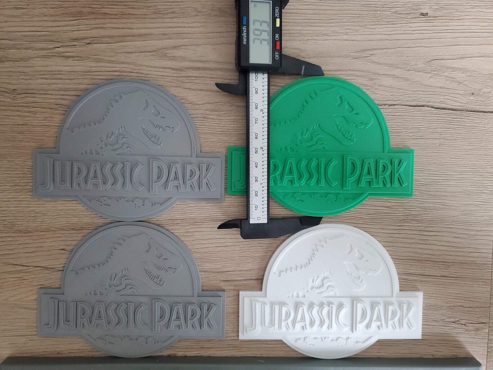 Jurassic Park 3D Printed Logo - Etsy
