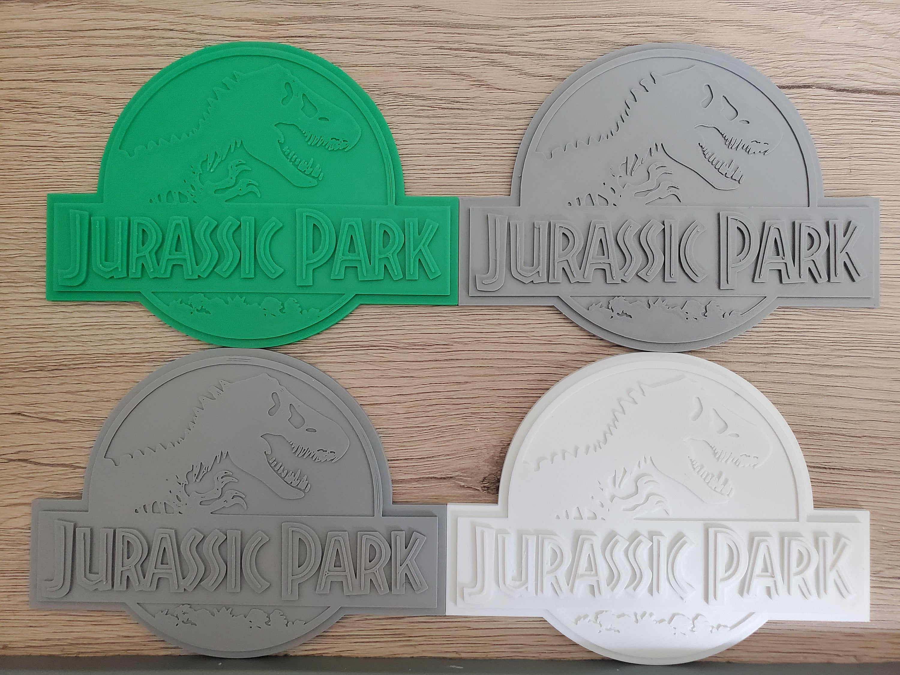 Jurassic Park 3D Printed Logo - Etsy