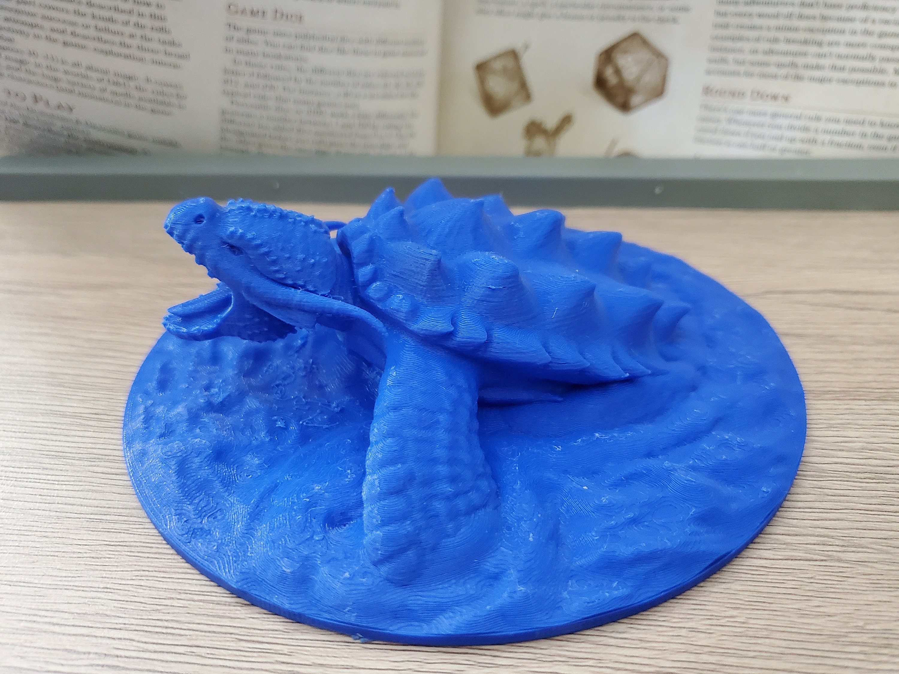 Dragon Turtle Breaching Miniature/ Pathfinder/ D&D / RPG / Tabletop ...