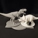 Triceratops Miniature / Pathfinder/ D&D/ RPG / Tabletop/ Huge Beast ...