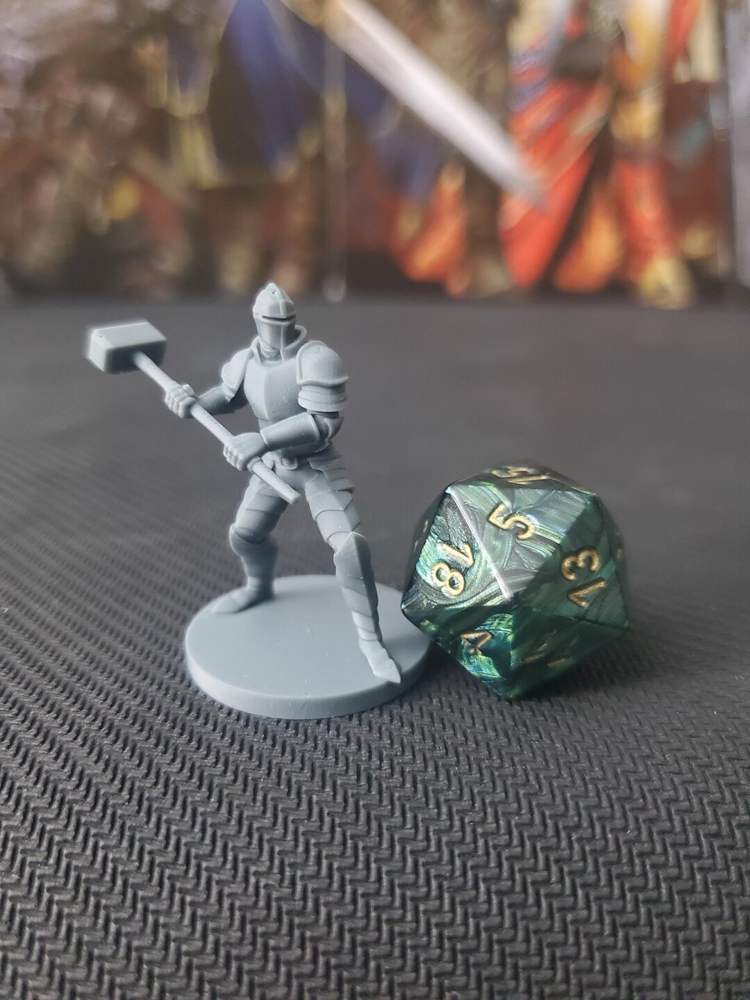 Helmed Great Weapon Fighter With Maul/ Mz4250/ 25mm Scale Miniature ...