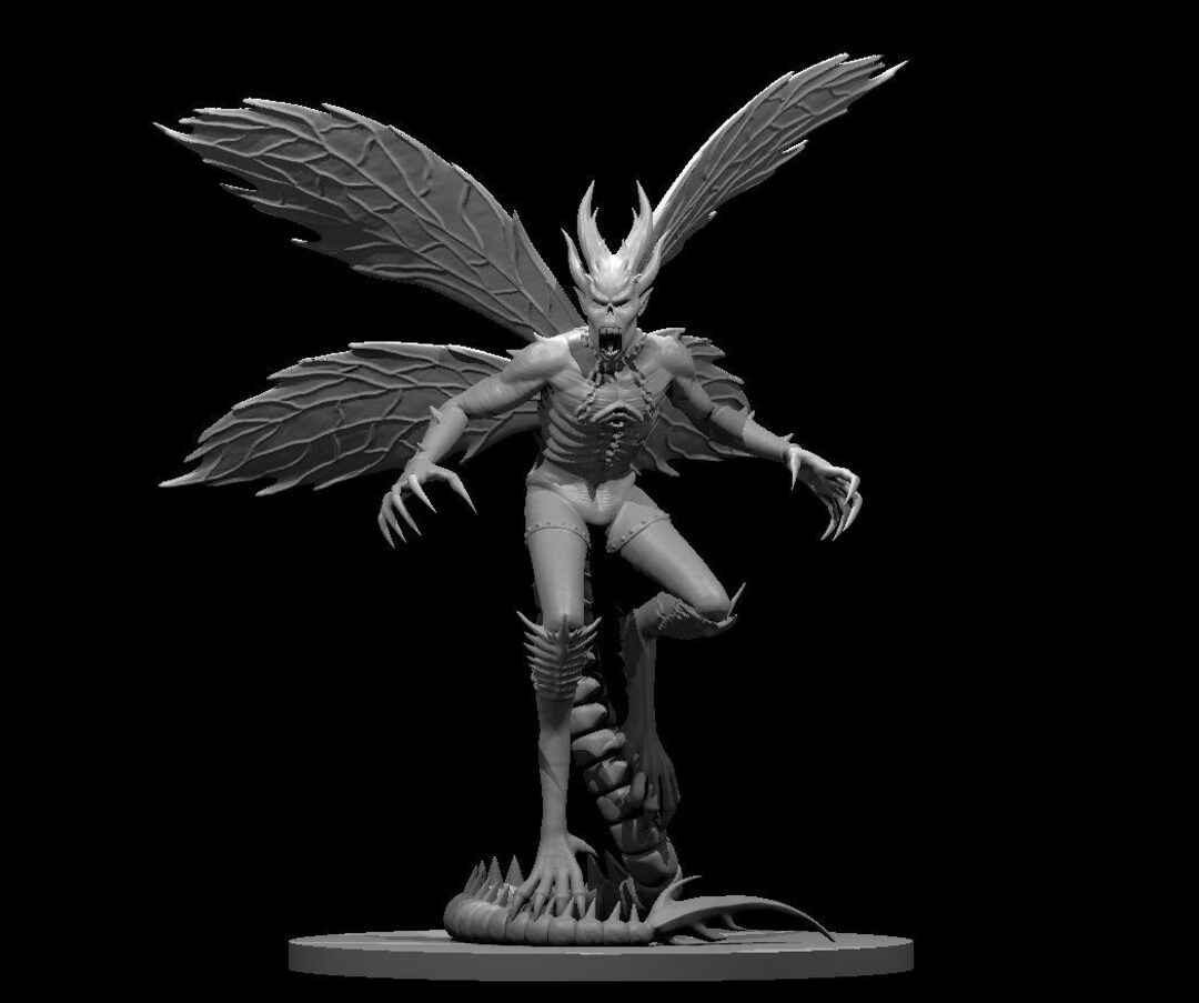 Bone Devil/ Mz4250/ 50mm (2 Inch) Large Scale Miniature/ Pathfinder/ D ...