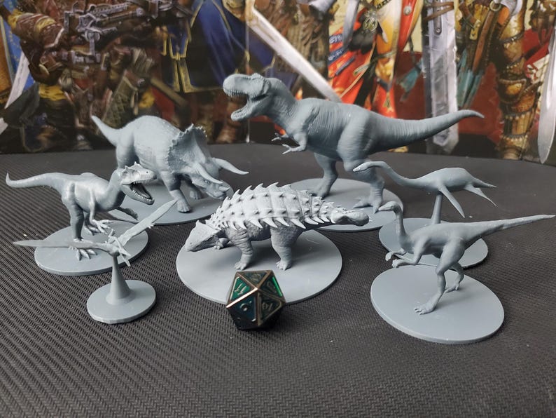 Dinosaur Bundle /mz4250/mount/ Pathfinder /RPG / Tabletop/ D&D/ Fantasy ...