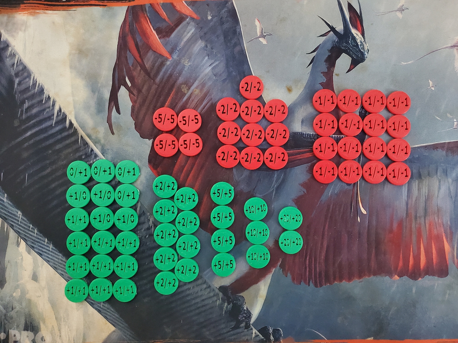 66x 1/1 and 1/1 Counters for Magic the Gathering 3D - Etsy