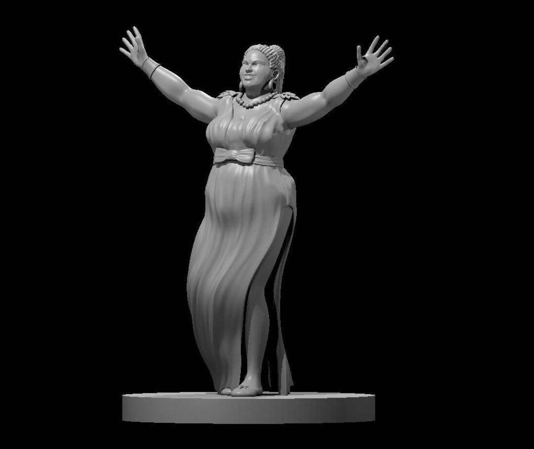 Human Female Bard 2 (when the Fat Lady Sings)/ Mz4250/ 25mm (1 Inch ...