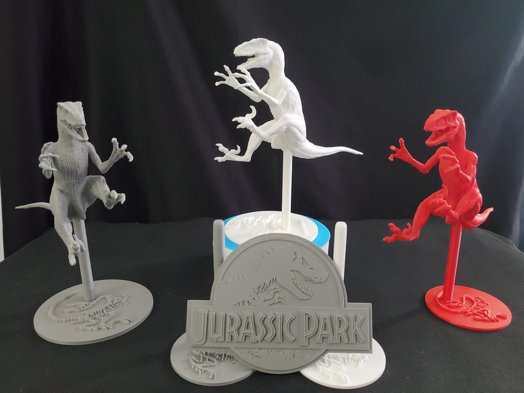 Velociraptor Leaping (the Lost World: Jurassic Park)/ Resin Figure ...