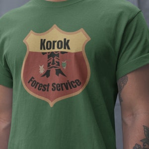 Zelda Korok Forest Shirt, Zelda Inspired Game T-shirt, Breath of the ...