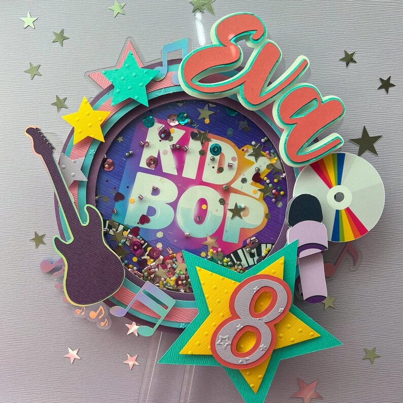 Kidz Bop Party Kidz Pop Cake Topper Pop Star Cake Topper - Etsy