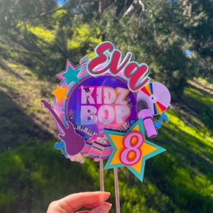 Kidz Bop Party, Kidz Pop Cake Topper, Pop Star Cake Topper, Pop Star ...