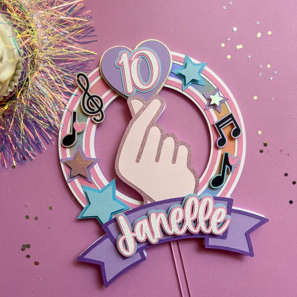 Bts Paper Cake Topper - Etsy