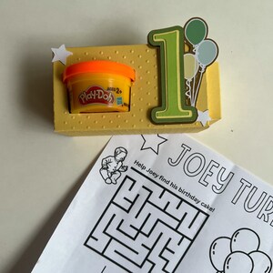 Playdoh Party Favors, Kids Activity Party Favors, Play-doh Box, Play ...