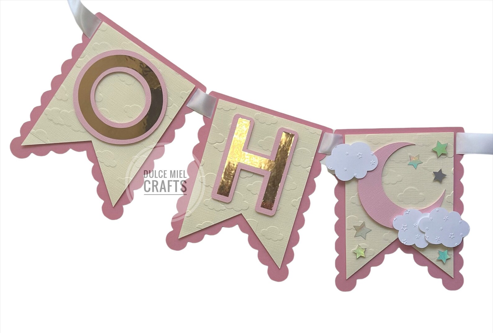 Oh Baby Sign Oh Baby Banner Over the Moon Baby Shower - Etsy