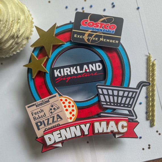 Costco Cake Topper Kirkland Cake Topper Custom Cake Topper Adult Cake Topper Grocery Store Party Adult Party Theme Funny Party Themes Etsy