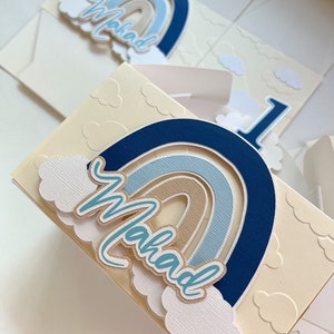 Boho Rainbow Treat Boxes, Boho Rainbow Party Decor, Custom Party Favors ...