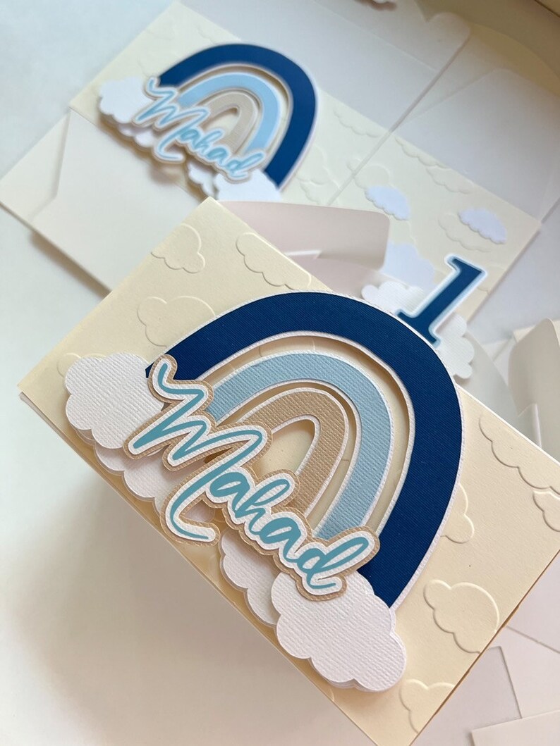 Boho Rainbow Treat Boxes Boho Rainbow Boy Party Decor Custom - Etsy