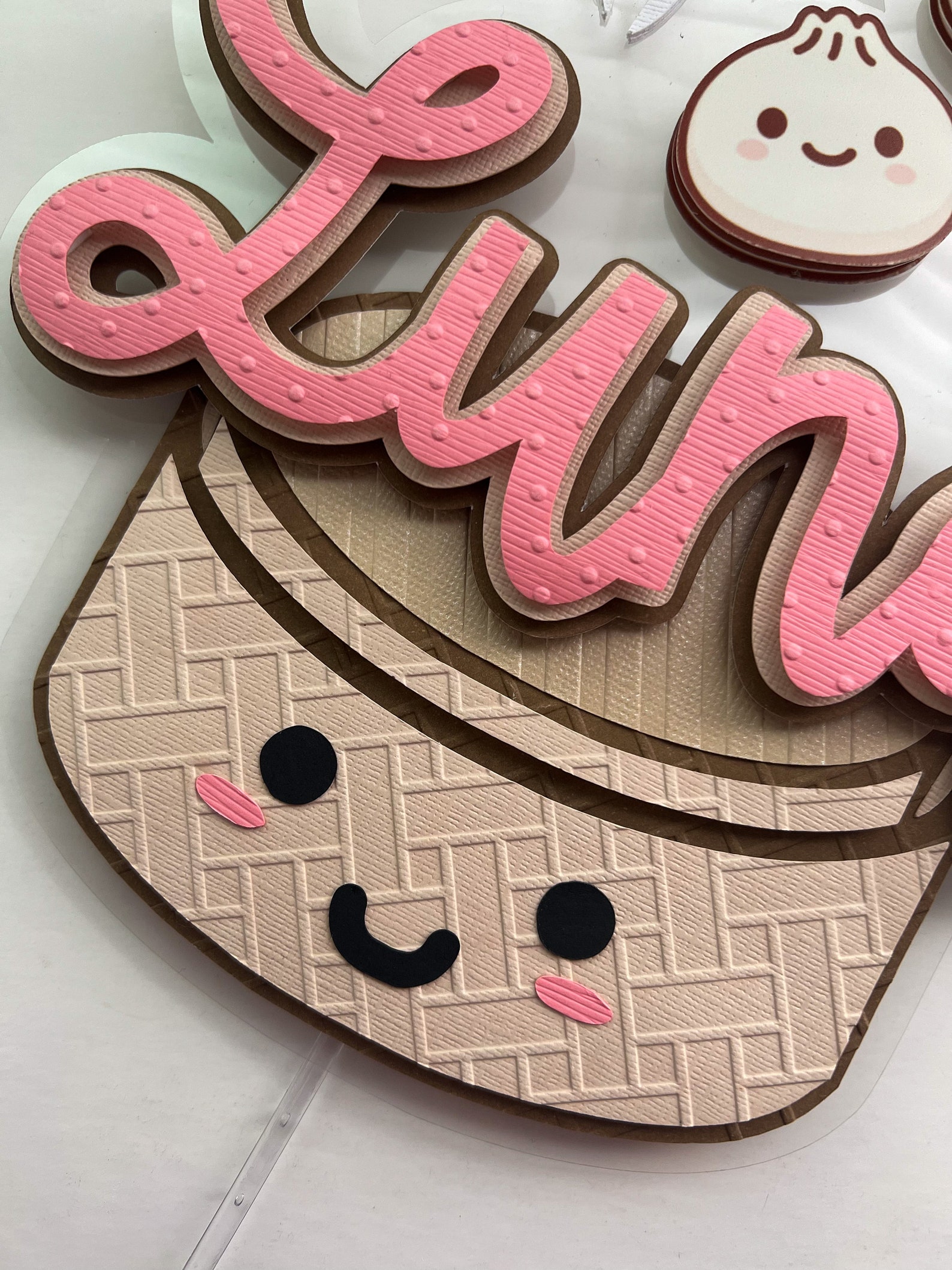 Dumpling Cake Topper Dim Sum Party Bao Cake Topper Custom - Etsy