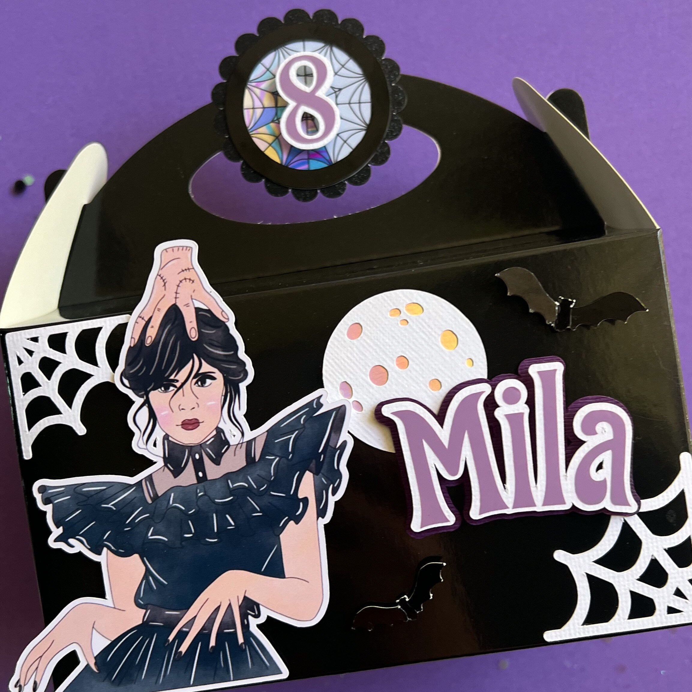 Wednesday Cake Topper Addams Family Cake Topper Wednesday - Etsy