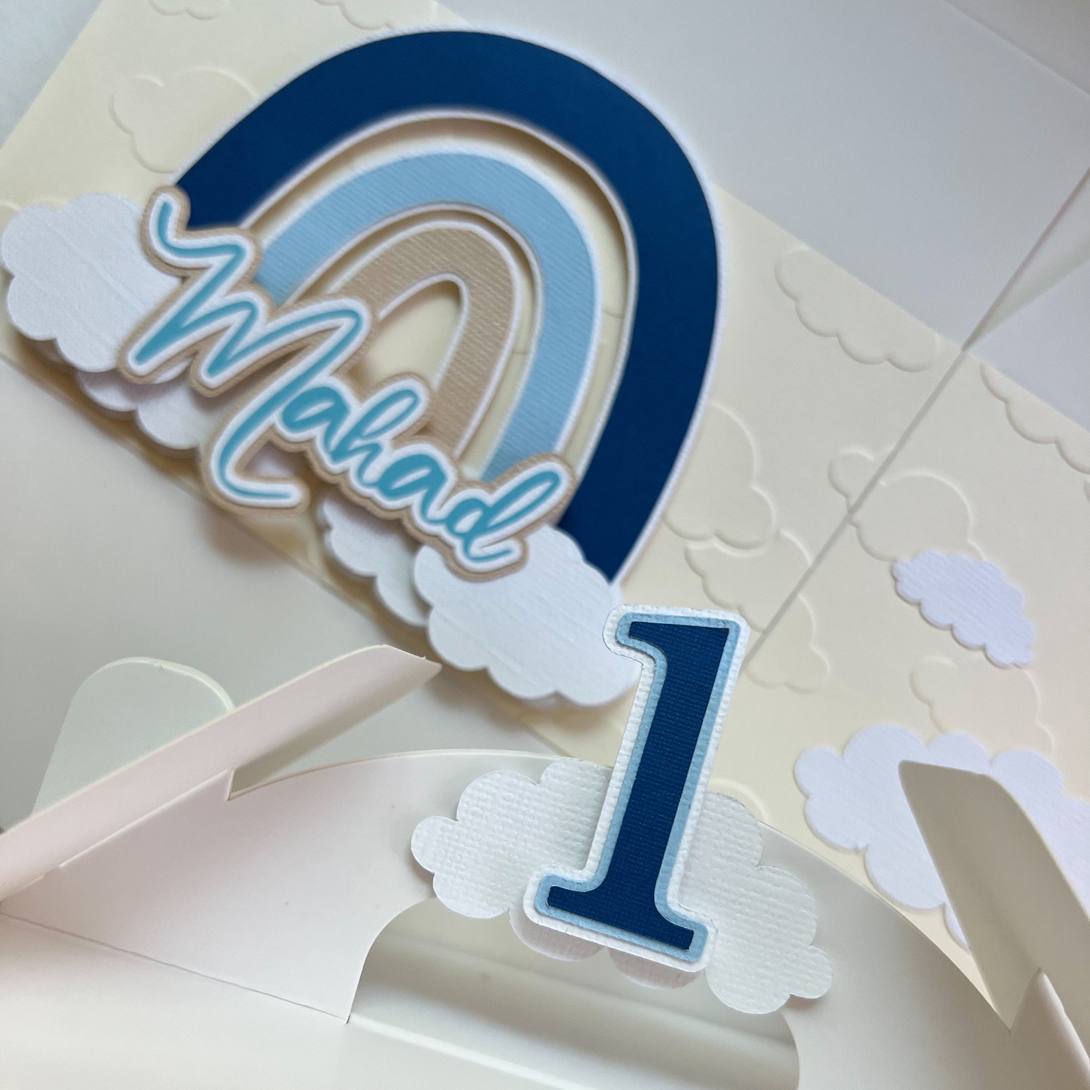 Boho Rainbow Treat Boxes Boho Rainbow Boy Party Decor Custom - Etsy