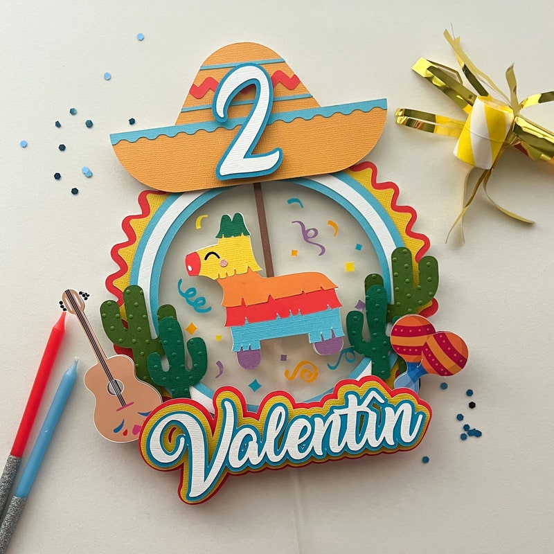 Fiesta Cake Topper - Etsy