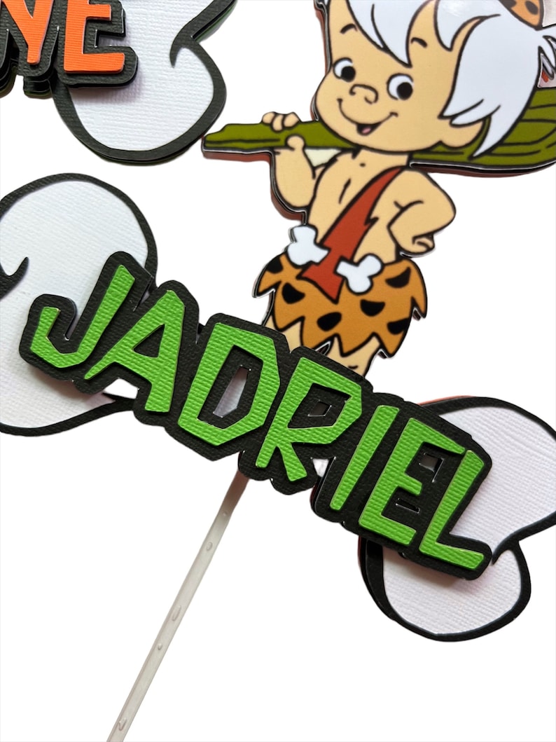 Pebbles Cake Topper Bamm Bamm Cake Topper Pebbles and Bamm - Etsy