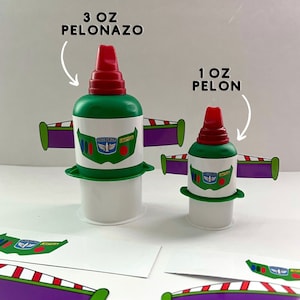 Buzz Pelon Pelo Rico Labels: Toy Story Candy Party Favors - Etsy