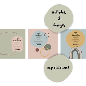 Dissertation Invitation Phd Edd Doctoral Defense Instagram Post Square ...