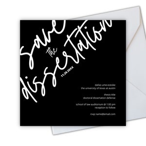 Dissertation Invitation Phd Edd Doctoral Defense Instagram Post Square ...