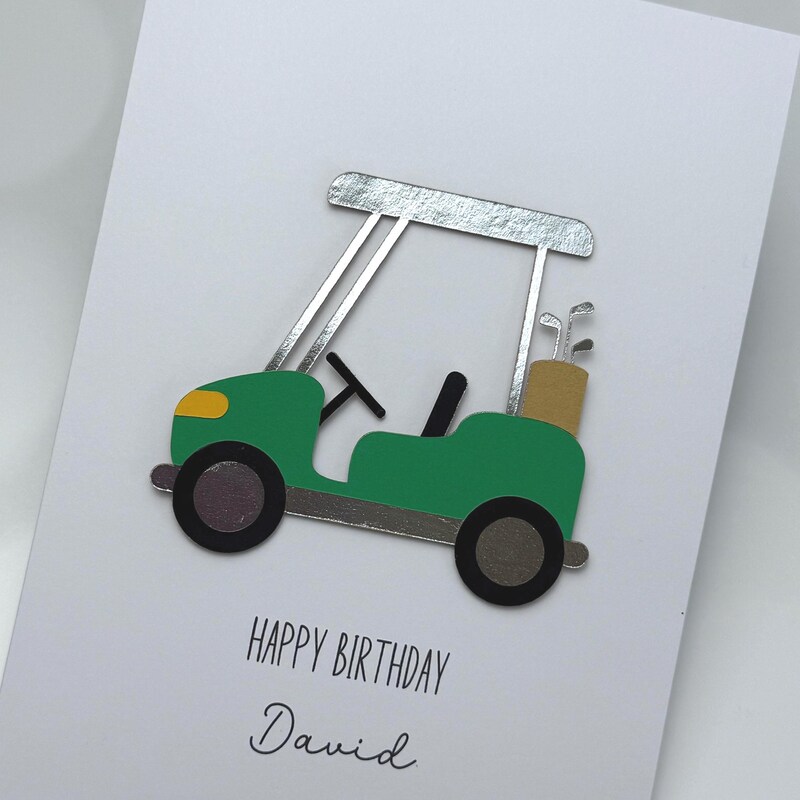 Handmade Golf Card - Etsy
