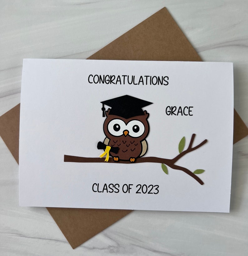 Graduation Card, Handmade, Class of 2024, School, Personalized - Etsy