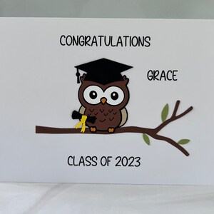 Graduation Card, Handmade, Class of 2024, School, Personalized - Etsy