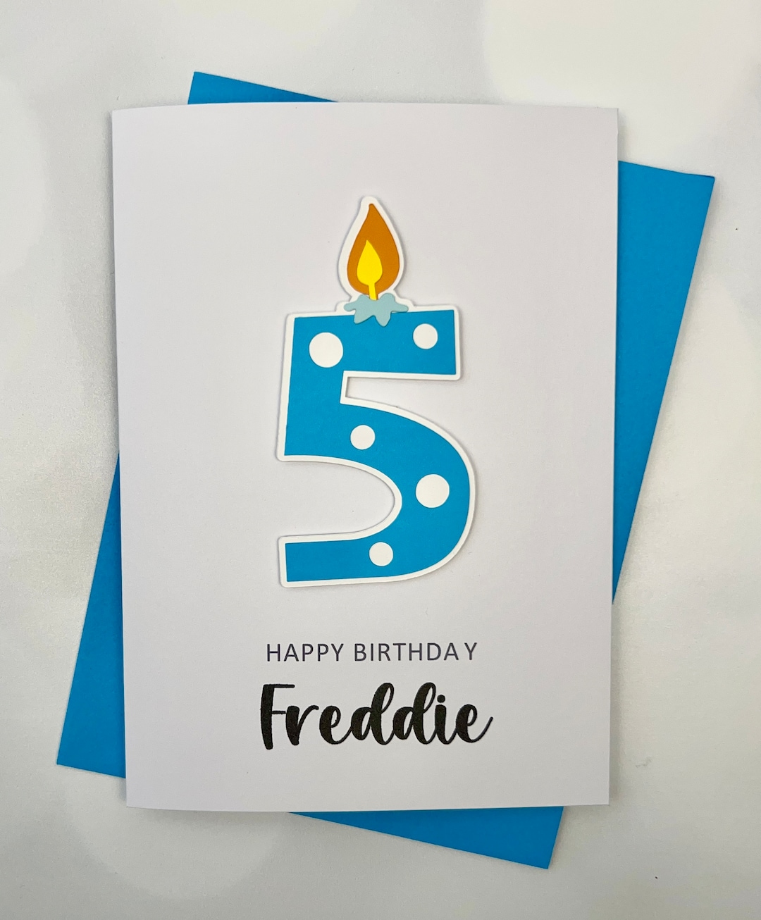 5th Birthday Card, Handmade, for Boys or Girls, Personalized, Available ...