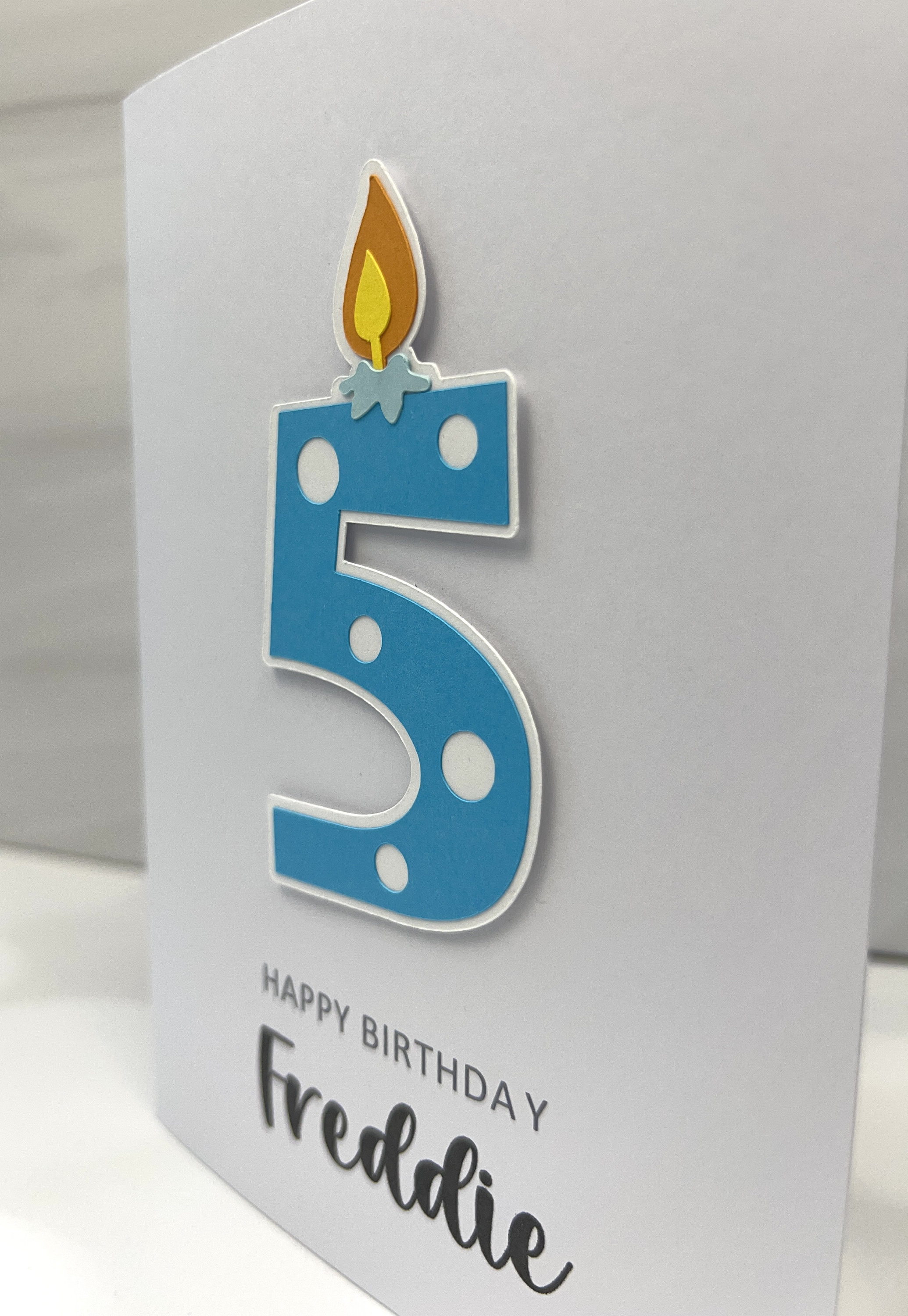 5th Birthday Card, Handmade, for Boys or Girls, Personalized, Available ...