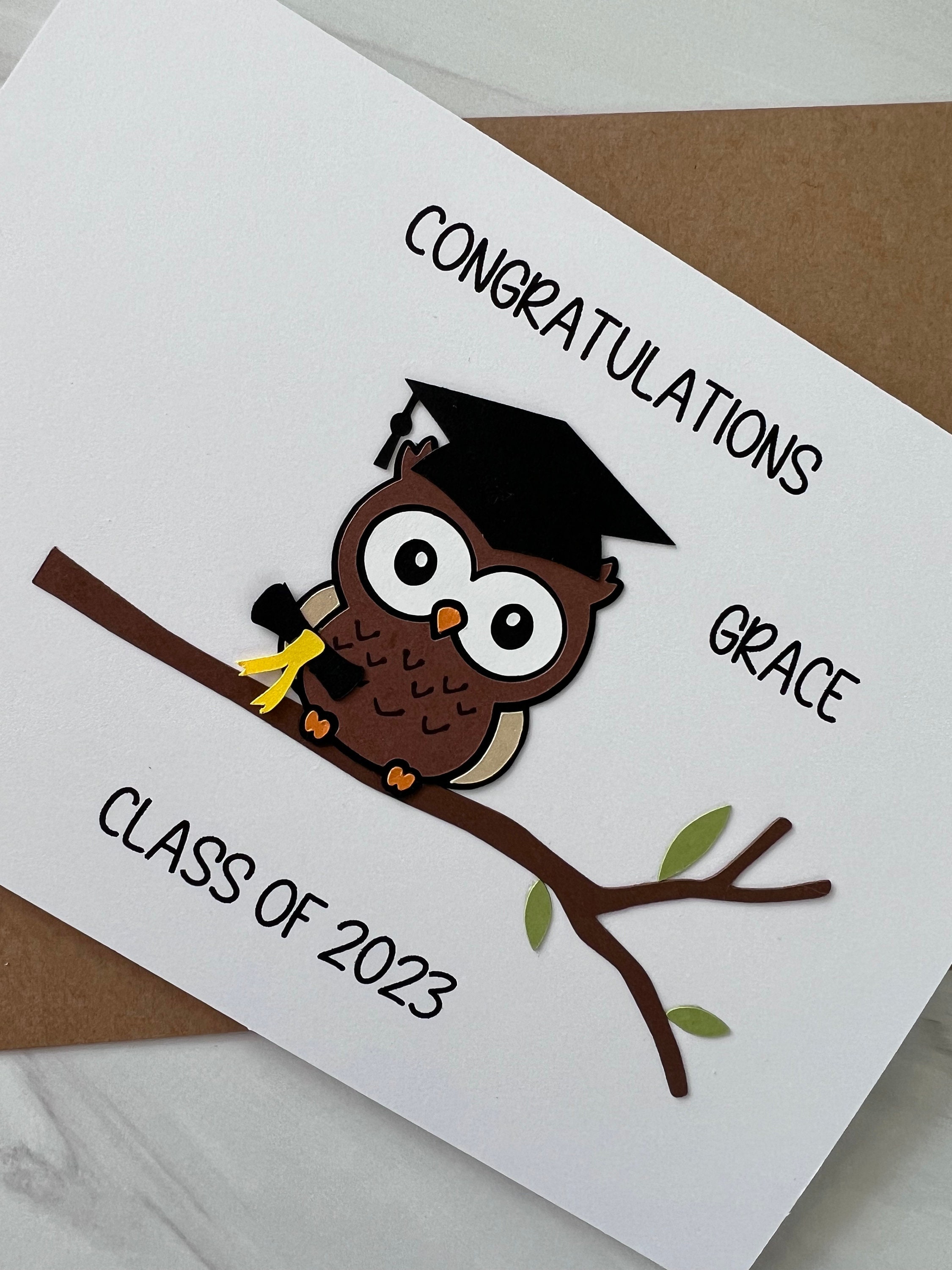 Graduation Card, Handmade, Class of 2024, School, Personalized - Etsy