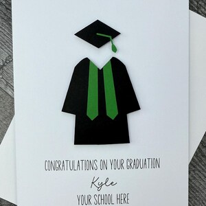 Graduation Card, Class of 2025, Handmade and Personalized, Various ...