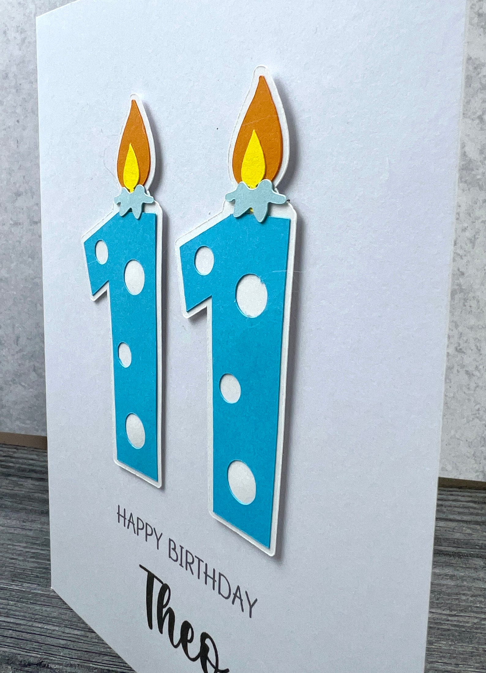 11th Birthday Card, Handmade, for Boys or Girls, Personalized ...