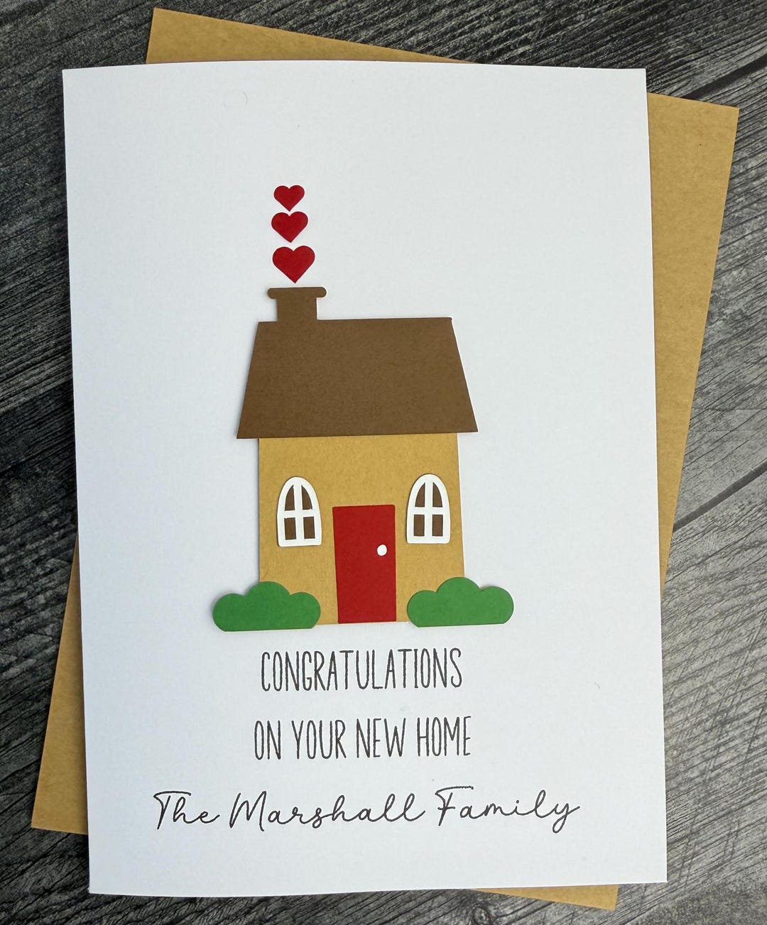 New Home Card, Home Sweet Home, Congratulations,moving House, Handmade ...