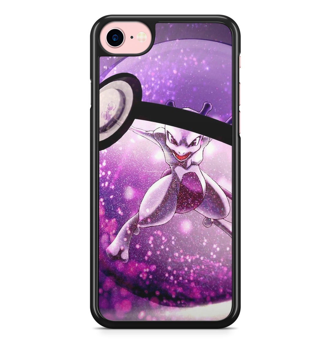 IPhone Case Samsung 5,5S,6,6S,7,8,SE,X,11,12,13,14,15 Mewtwo Pokemon ...