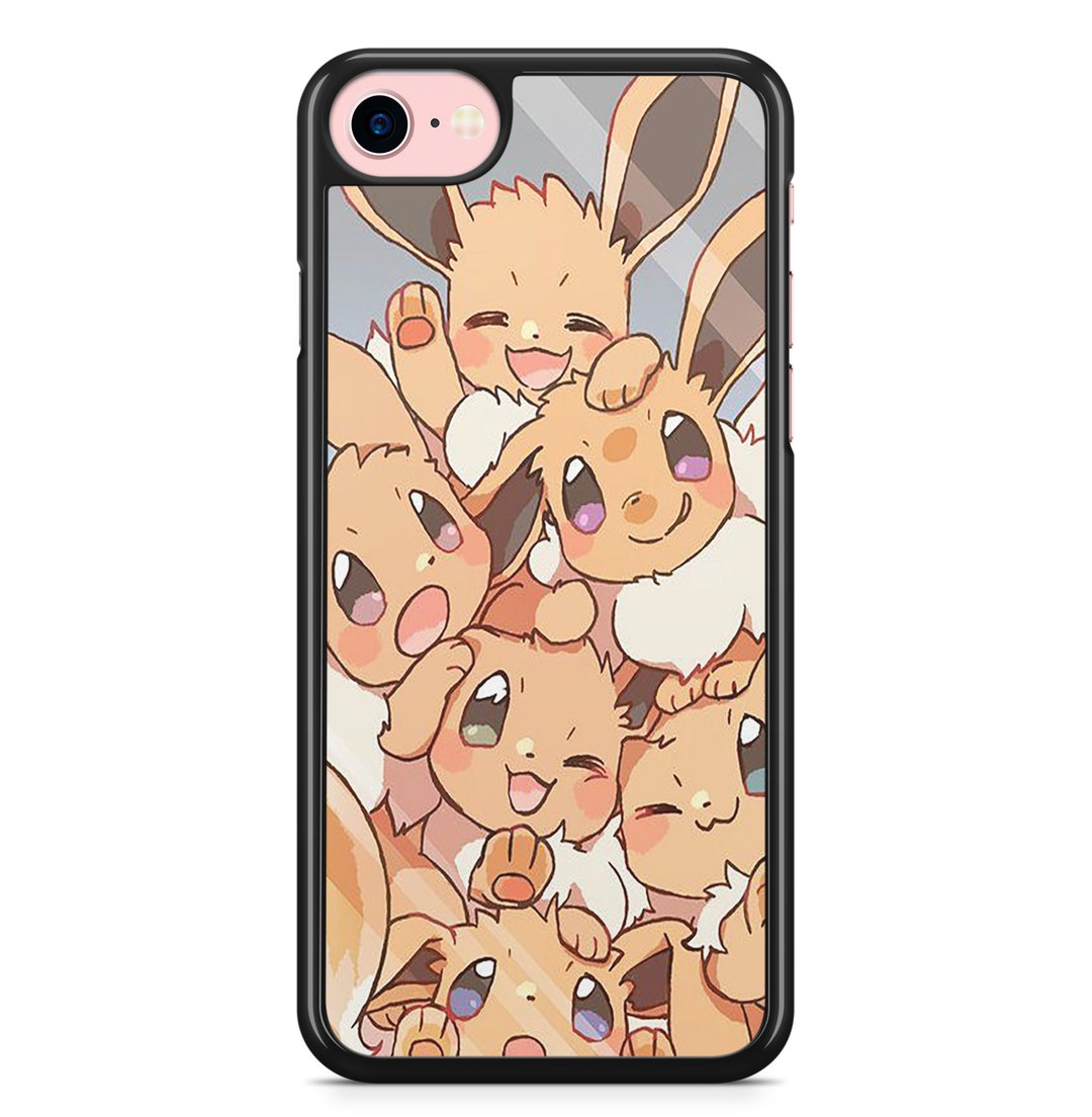 IPhone Case 5,5S,6,6S,7,8,SE,X,11,12,13,14,15 Eevee Eevee Pokemon Cute ...