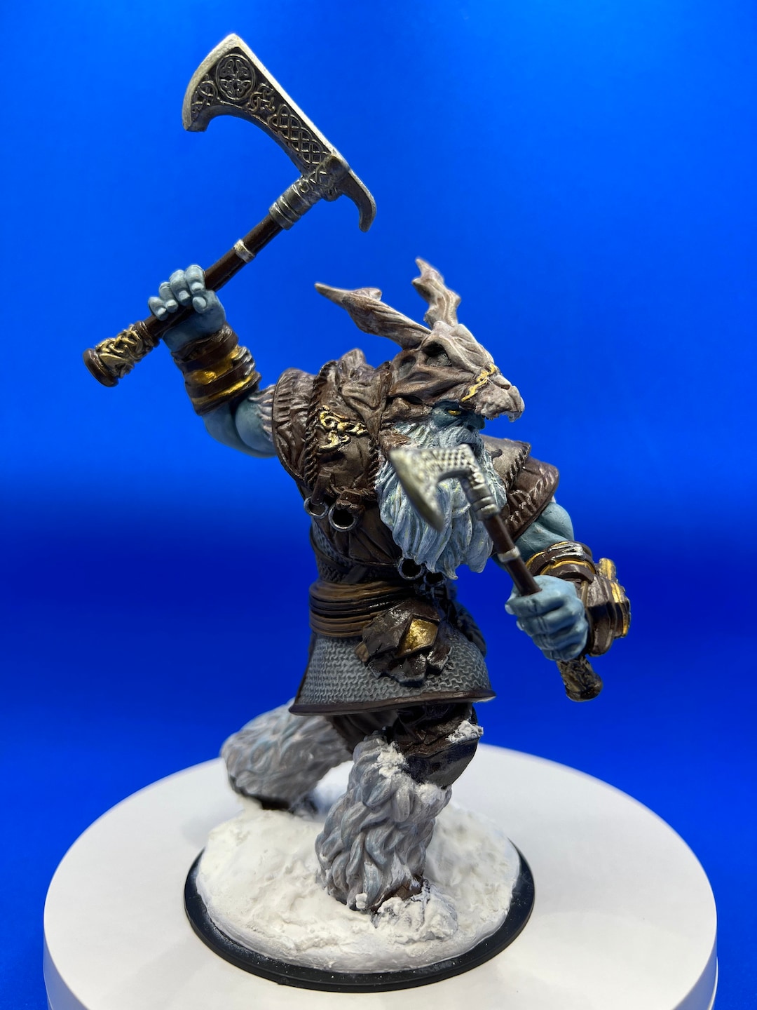Hand Painted Frost Giant Miniature - Etsy